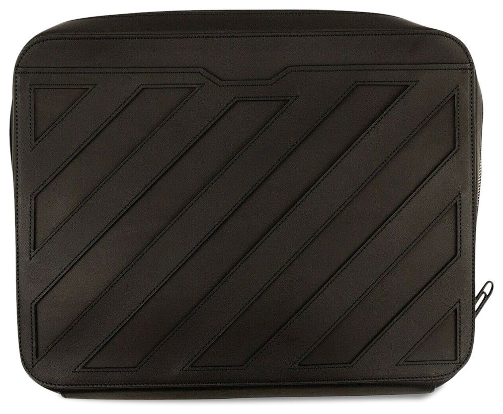 Buy Off-White Diag Formal Portfolio 'Black' - OMNA120E20LEA0011000 | GOAT