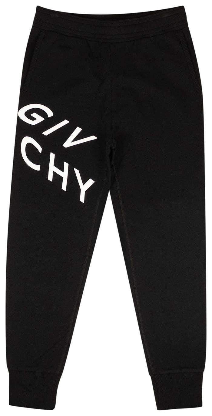 Buy Givenchy Logo Cotton Jogger Sweatpants 'Black' - BM50MV30AF 004 | GOAT
