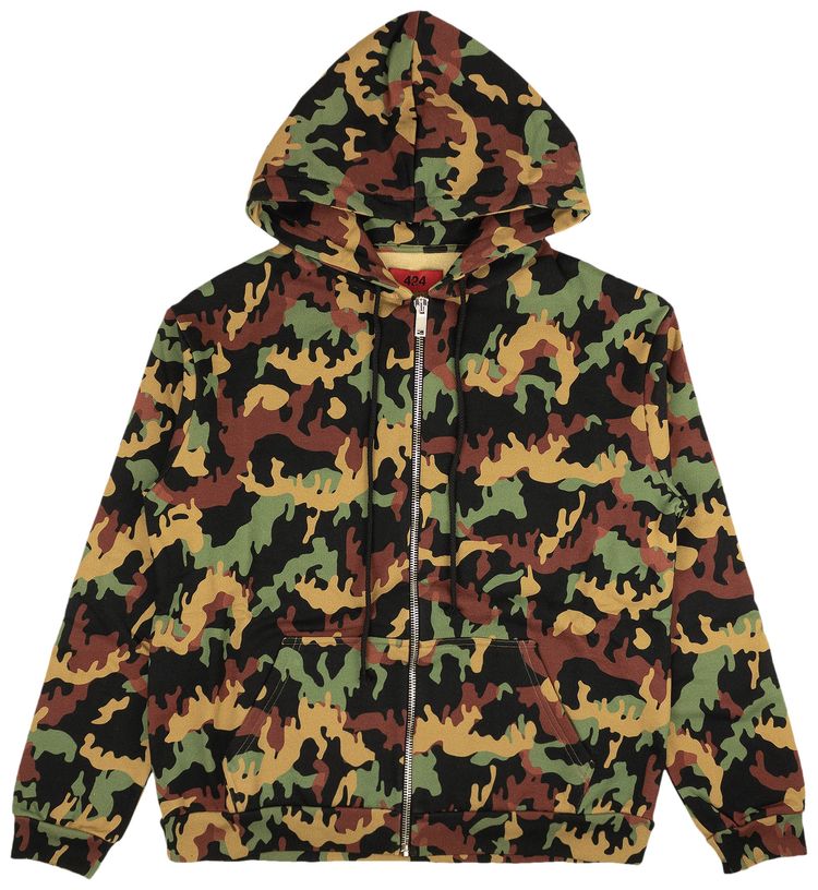 Buy 424 Pullover Hooded Sweatshirt 'Camo' - 8018 115 J073 CAMO | GOAT
