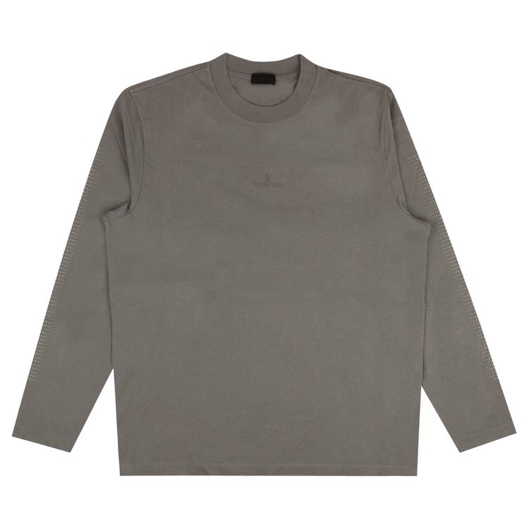 Buy Moncler Dotted Long-Sleeve Logo T-Shirt 'Grey' - H10918D00001829H ...