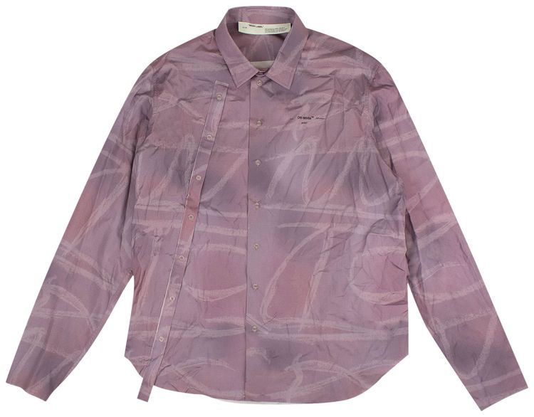 Buy Off-White Button Down Shirt 'Purple' - OMGA088F19F220262910 | GOAT