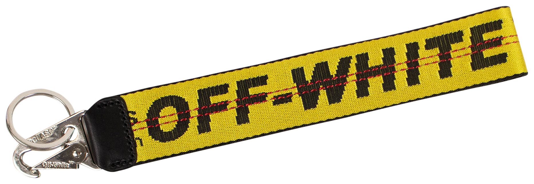 Buy Off-White Industrial Logo Keychain 'Yellow' - OMNF001S196470216000 ...