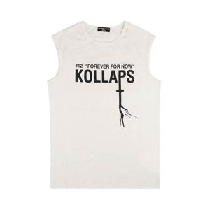 Buy Raf Simons Sleeveless Slim Fit Kollaps Print Tank Top 'White ...