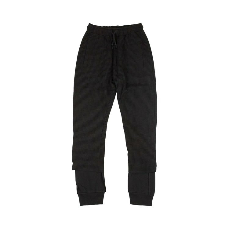 Buy 424 Waffle Ribbed Sweatpants 'Black' - FF8FMT06AP JE037 999 | GOAT