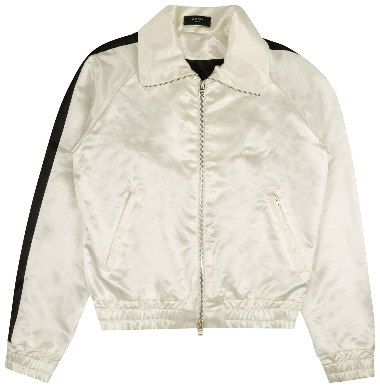 Buy Amiri Zip Up Track Jacket 'White' - MJT001 WHIT | GOAT