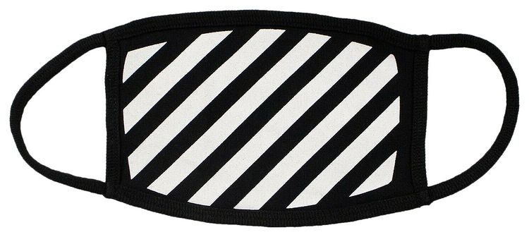 Buy Off-White Diag Stripe Mask 'Black/White' - OMRG001R201850181001 | GOAT