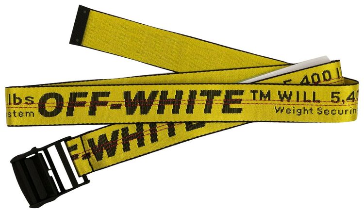 Buy Off-White Classic Industrial Belt 'Yellow' - OMRB021R21FAB0011810 ...