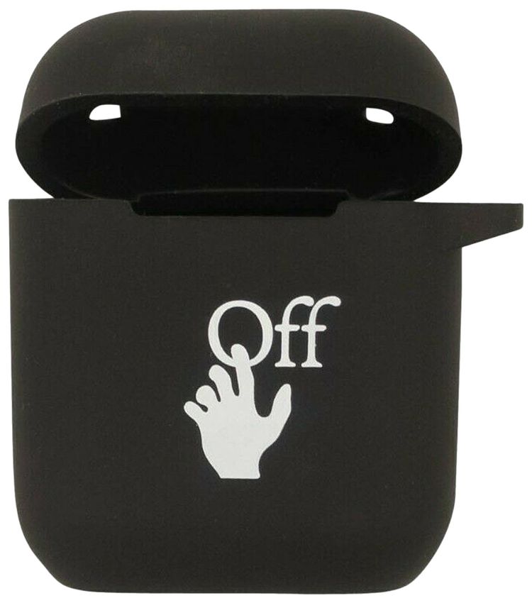 Buy Off-White Silicon Airpod Case 'Black' - OMZG042F20PLA0011001 | GOAT