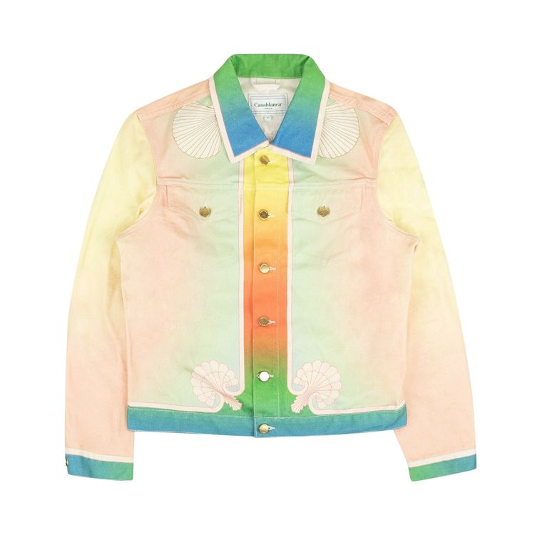 Buy Casablanca Printed Denim Jacket 'Lucid Dreams' - MS21 JK 003 LUCI ...