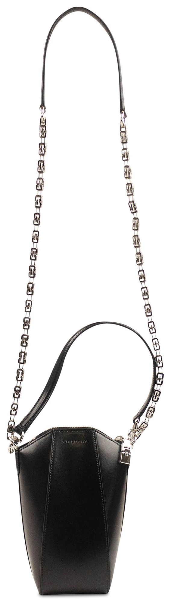 Buy Givenchy Leather Mini Antigona Vertigal Box Bag 'Black ...