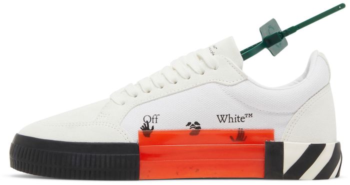 Buy Off-White Vulc Sneaker 'White Red' - OMIA085S22LEA001 0125 | GOAT