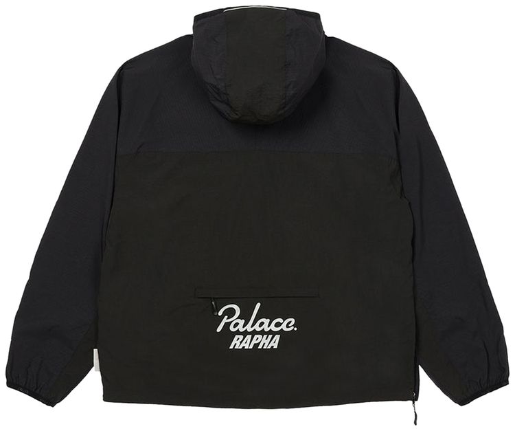 Buy Palace x Rapha EF Education First Pullover Jacket 'Black' - AUE01XXBLK | GOAT