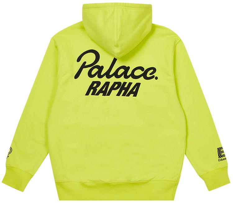 Buy Palace x Rapha EF Education First Hoodie 'Neon Yellow' - ADR02XXYEL | GOAT