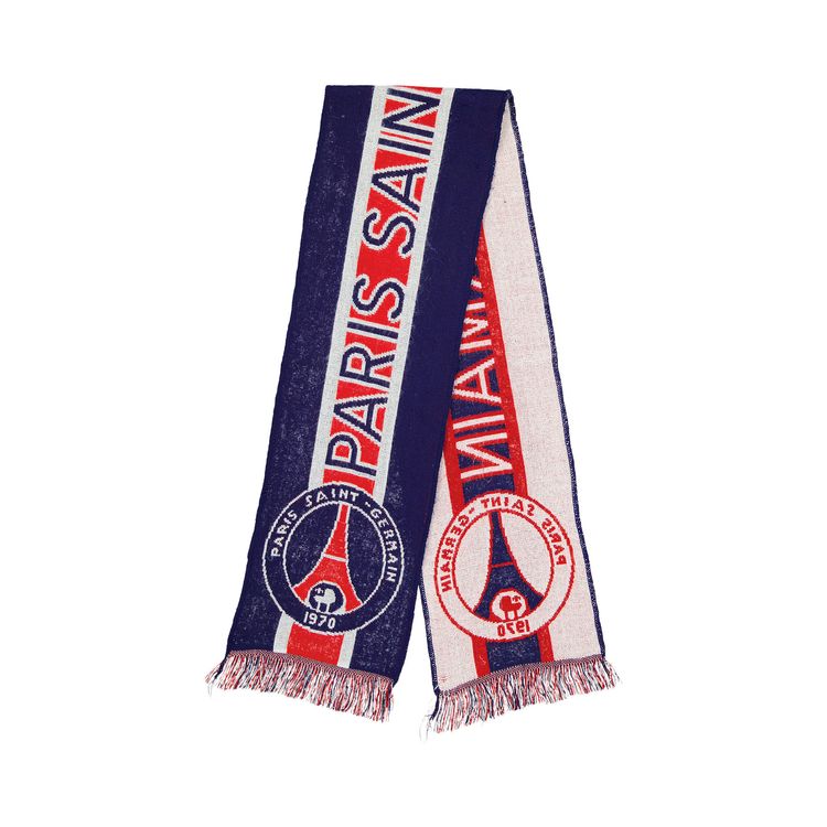 Buy Vintage Paris Saint-Germain Striped Logo Scarf 'Navy/Red' - 4692 ...