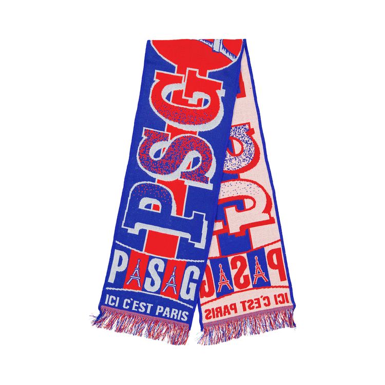 Buy Vintage Paris Saint-Germain PSG Logo Scarf 'Blue/Red' - 4692 ...