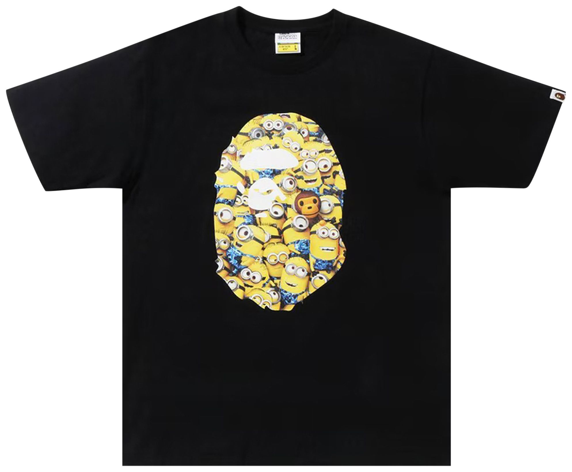 Buy BAPE x Minions Tee 09 'Black' - 2I73 110 901 BLACK | GOAT