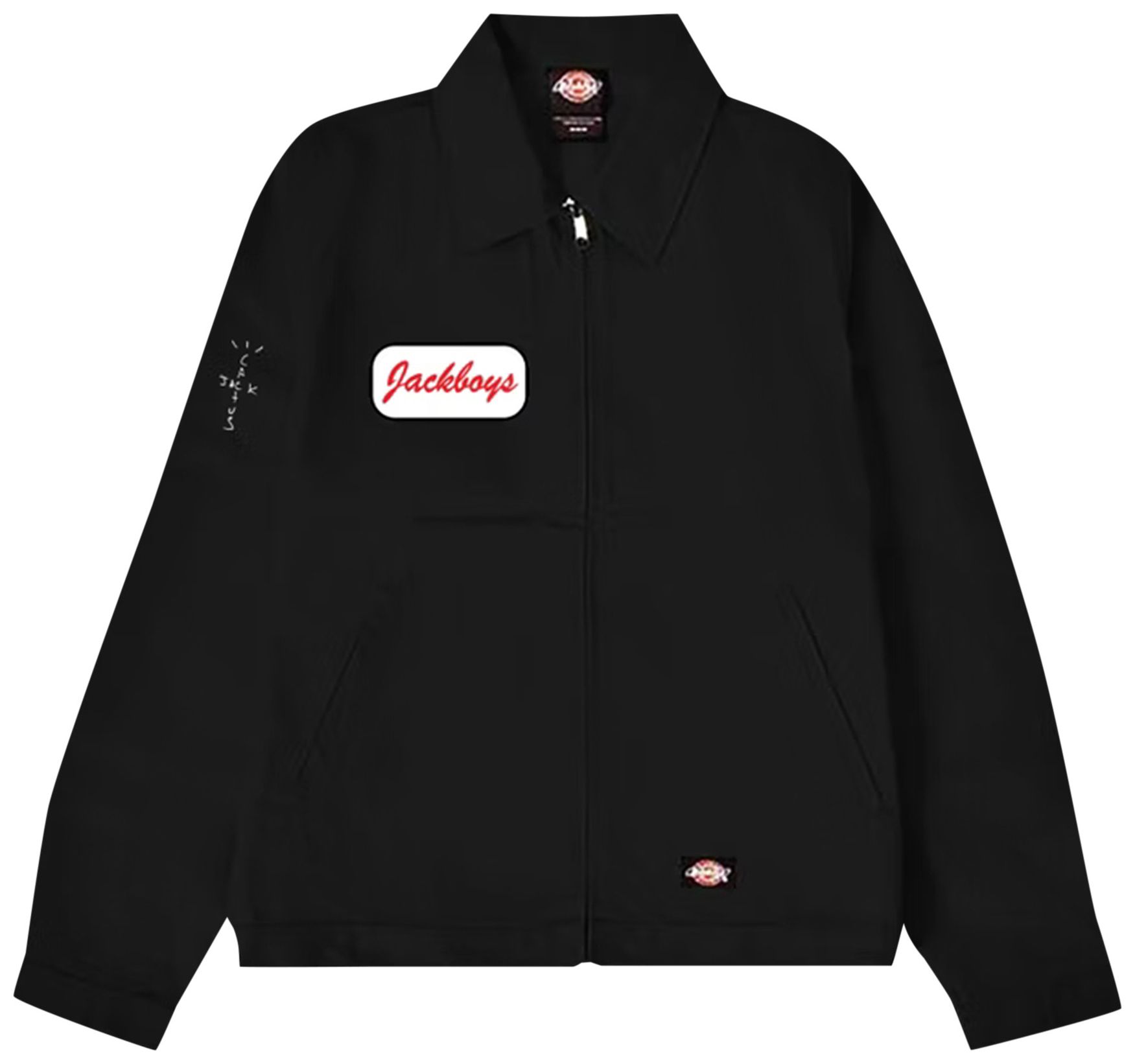 Buy Cactus Jack by Travis Scott x Dickies JACKBOYS Work Jacket 'Black ...
