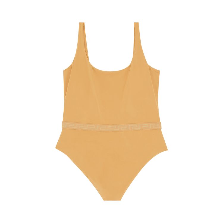 Buy Versace One Piece Bathing Suit 'Brown' - 1006392 1A04054 1N340 | GOAT