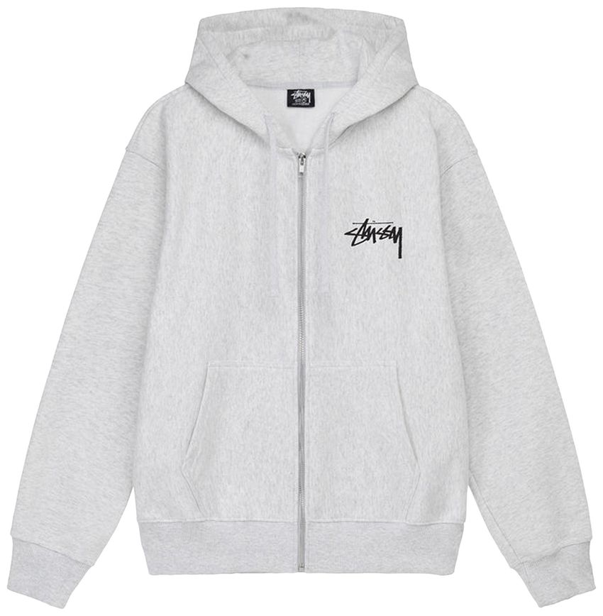 Buy Stussy Great Future Zip Hoodie 'Ash Heather' - 1974896 ASH | GOAT