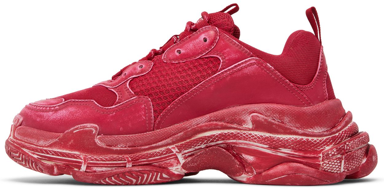 Buy Balenciaga Triple S Sneaker 'Dark Red' - 536737 W3CN3 6000 | GOAT