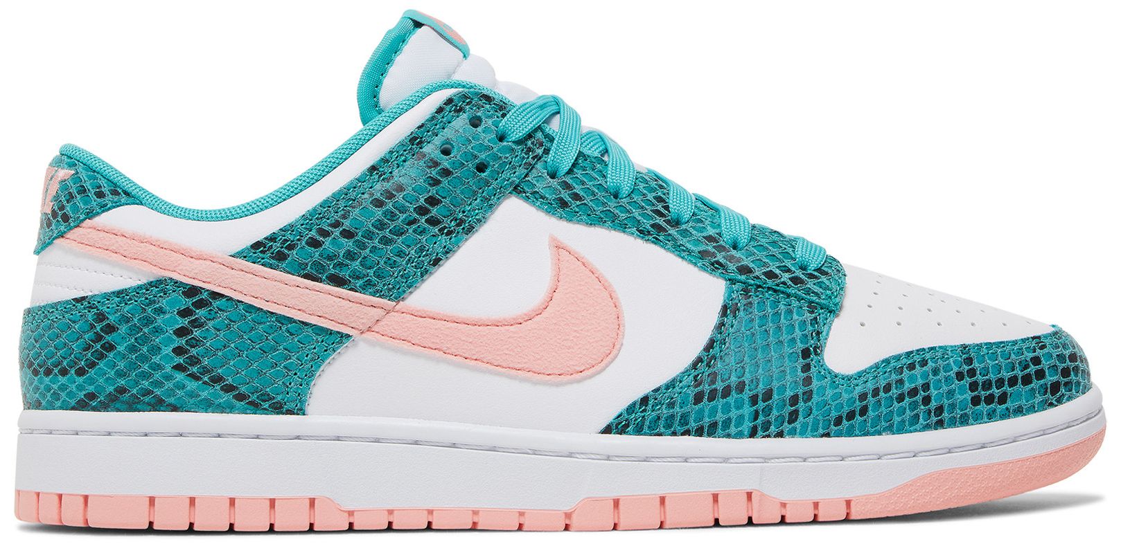Buy Nike Dunk Low 'Washed Teal Snakeskin' - DR8577 300 | GOAT