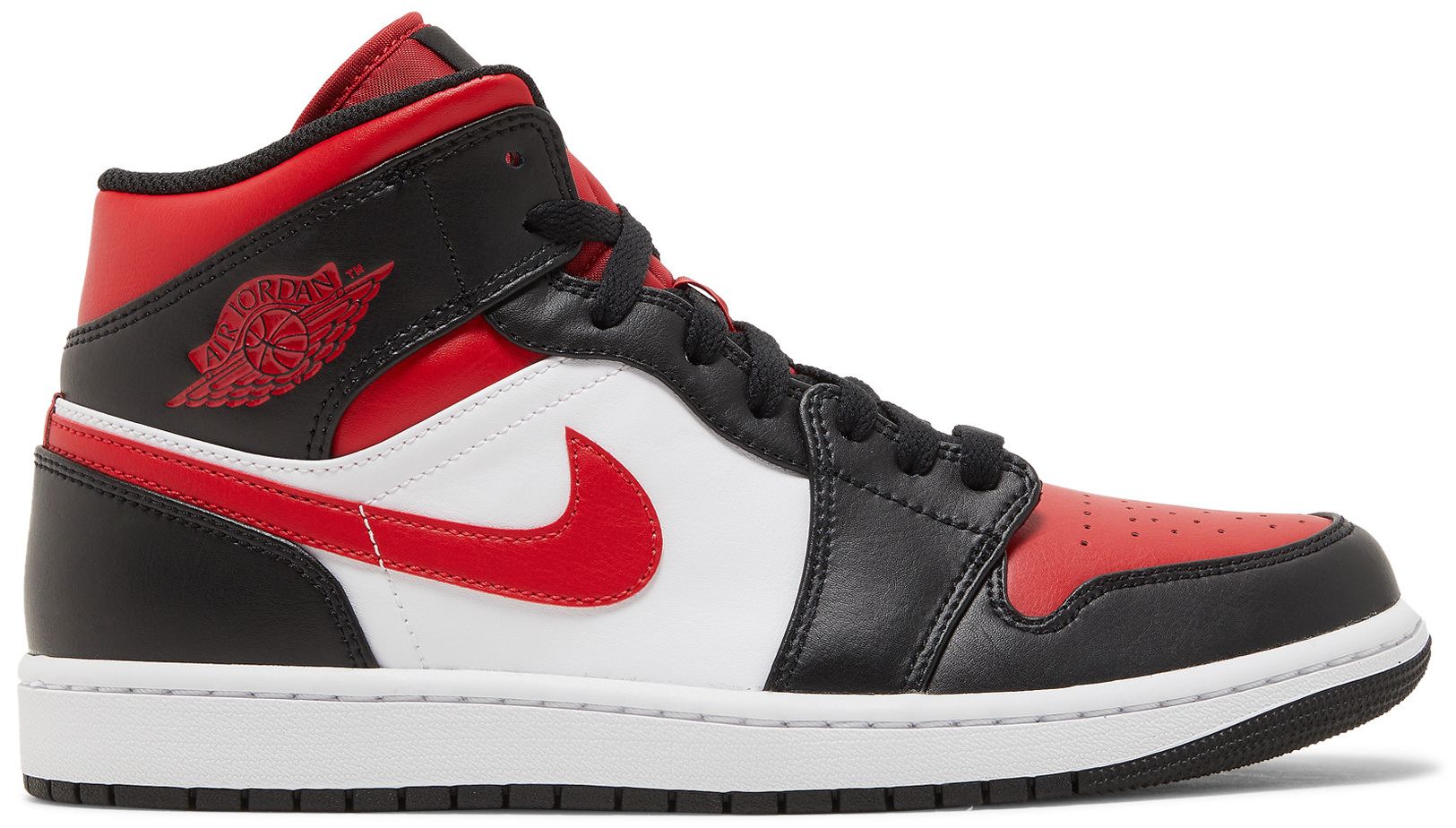 Buy Air Jordan 1 Mid 'Bred Toe' - 554724 079 | GOAT