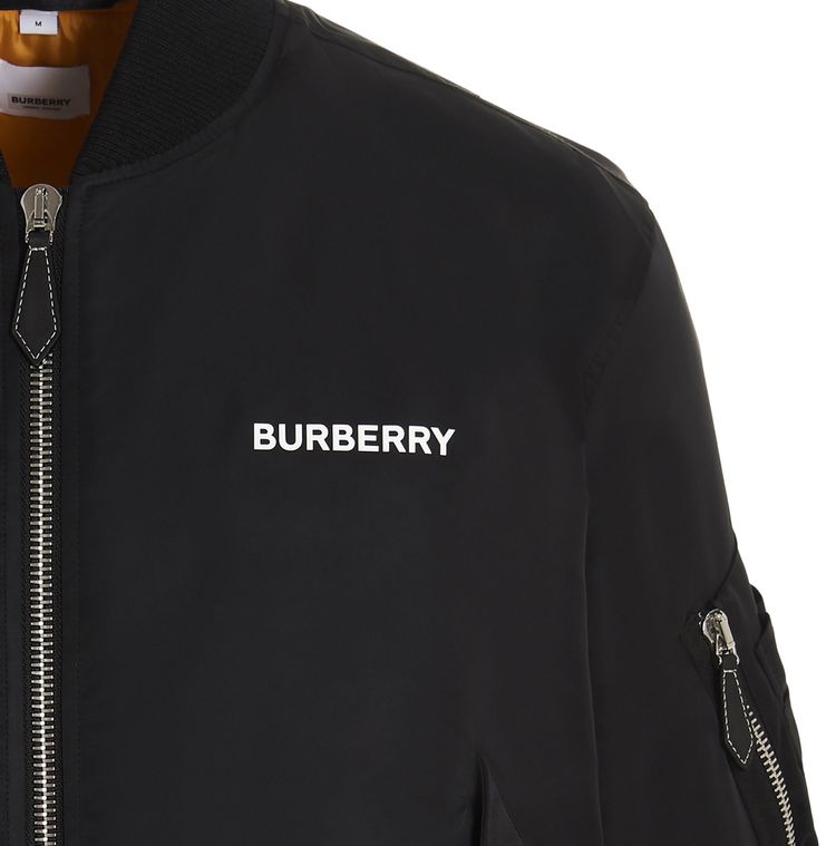 Buy Burberry Gillian Camp Bomber 'Black' - 8056117 | GOAT