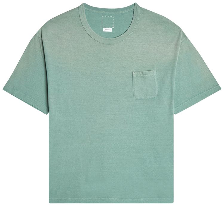 Buy Visvim Amplus Tee 'Crash Light Green' - 122105010012 GREE | GOAT