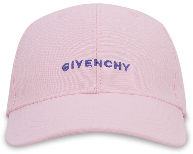 Buy Givenchy Curved Cap With Embroidered Logo 'Blossom Pink ...