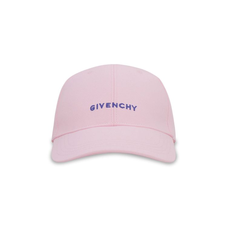 Buy Givenchy Curved Cap With Embroidered Logo 'Blossom Pink ...