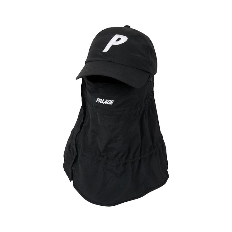 Buy Palace Shell Facemask P 6-Panel 'Black' - P23H147 | GOAT
