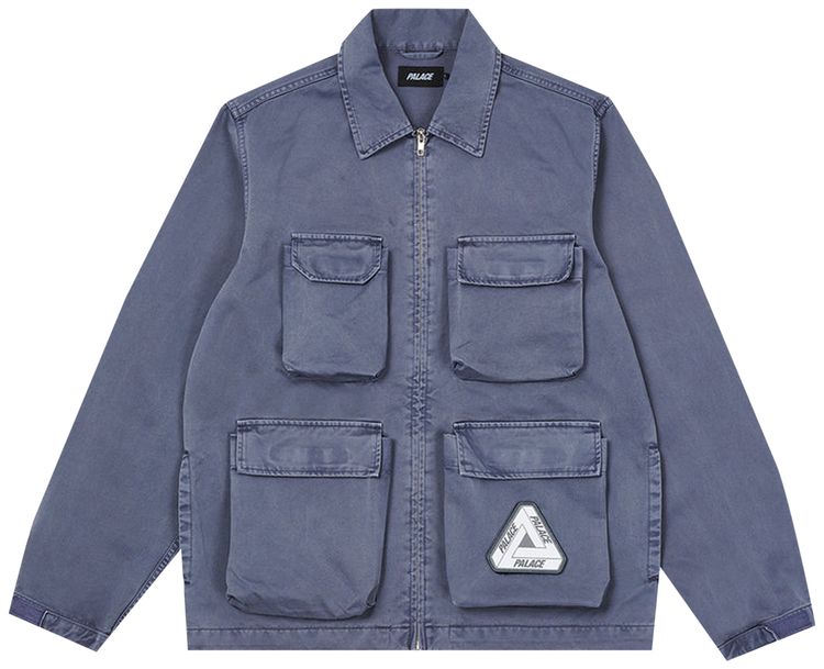 Buy Palace Garment Dyed Jacket 'Grey' - P22JK154 | GOAT