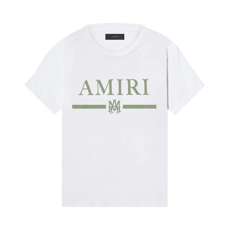 Buy Amiri MA Bar Logo Tee 'White' - PF22MJL004 100 WHIT | GOAT