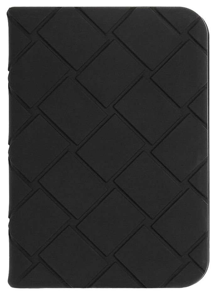 Bottega Veneta Rubber Flap Cardcase 'Black' | GOAT