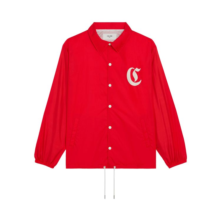 Buy CELINE Veste Patch 'Red' - 2W544495M 27ED | GOAT