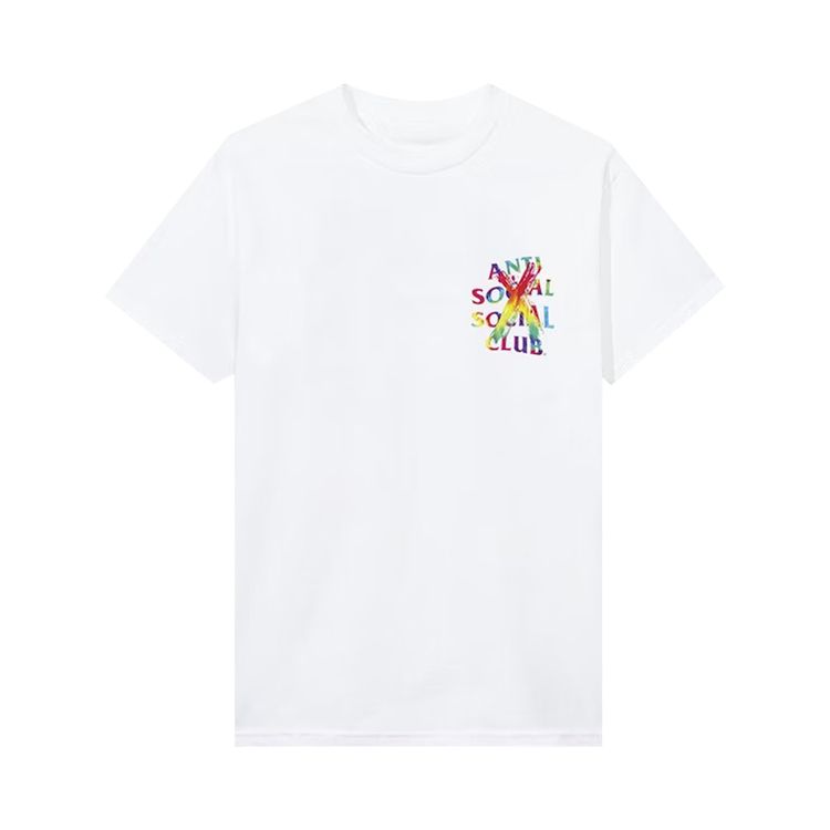 Buy Anti Social Social Club Cancelled Rainbow Tee 'White' - 0657 ...