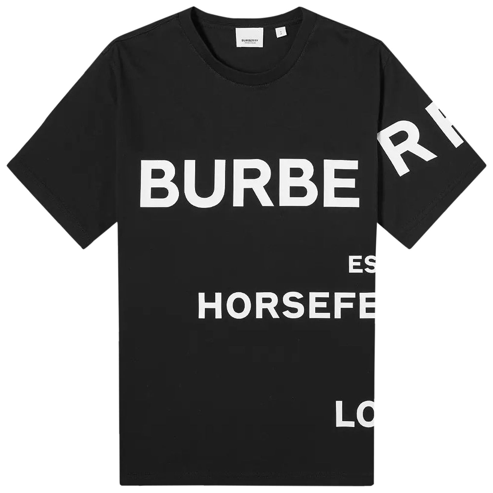 Buy Burberry Horseferry Print Oversized T-Shirt 'Black/White' - 8040694 | GOAT