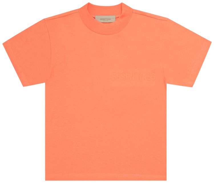 Buy Fear of God Essentials Short-Sleeve Tee 'Coral' - 125SU225022FW | GOAT