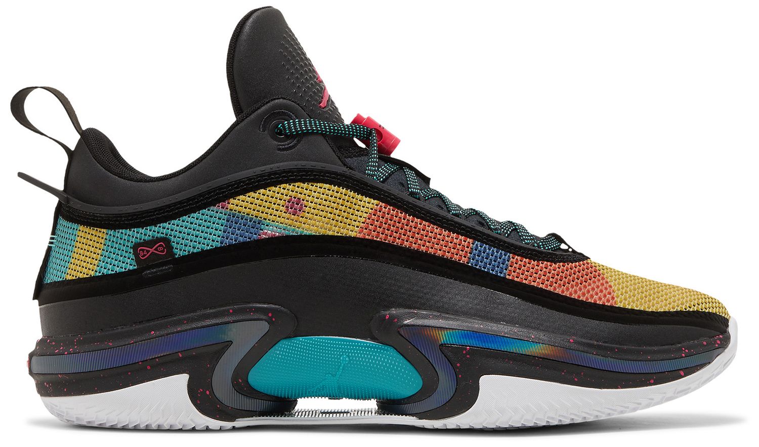 Buy Air Jordan 36 Low 'Black Multi-Color' - DH0833 063 | GOAT