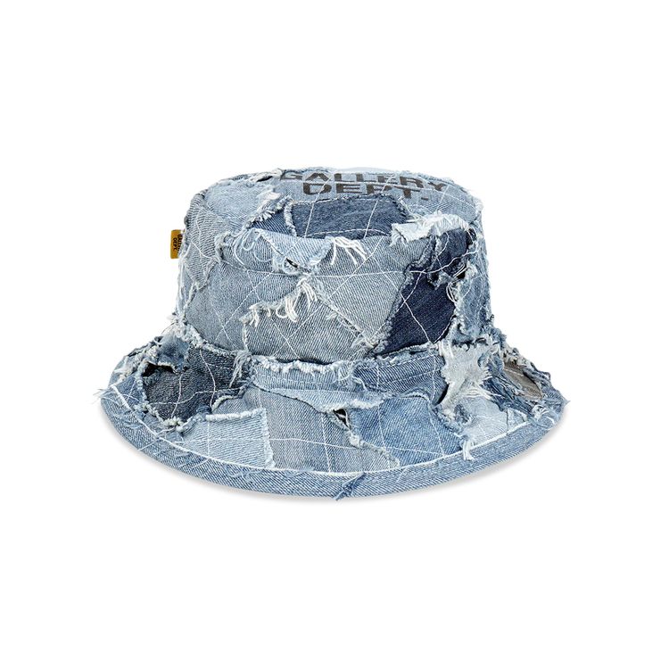 Buy Gallery Dept. Recycled Denim Roadman Bucket Hat 'Blue' - RDQBH 9180 ...