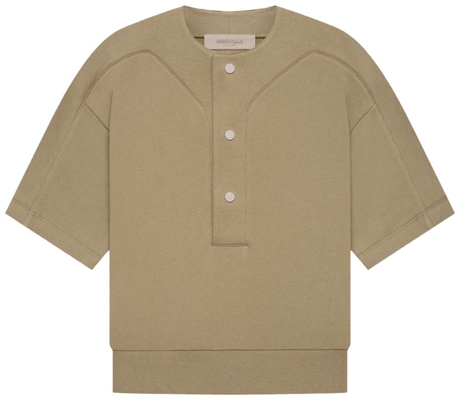 Fear of God Essentials Kids Oversized Henley 'Oak' | GOAT