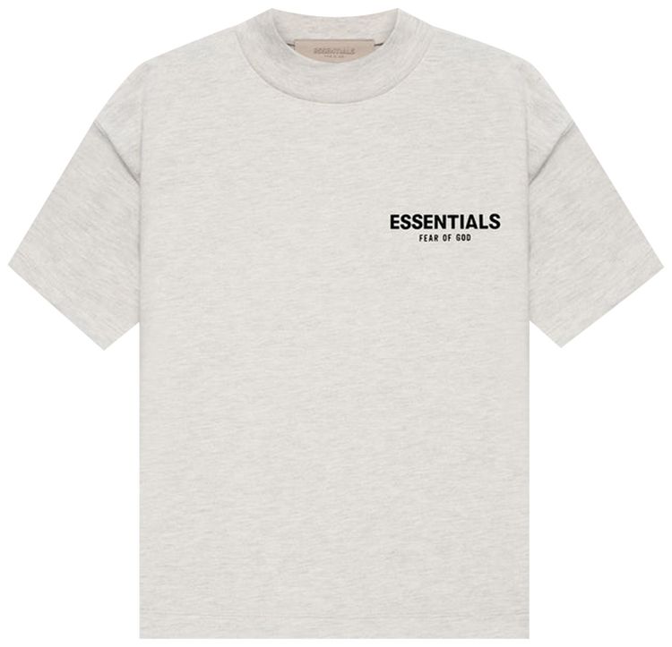 Buy Fear of God Essentials Kids Essentials Tee 'Light Oatmeal ...