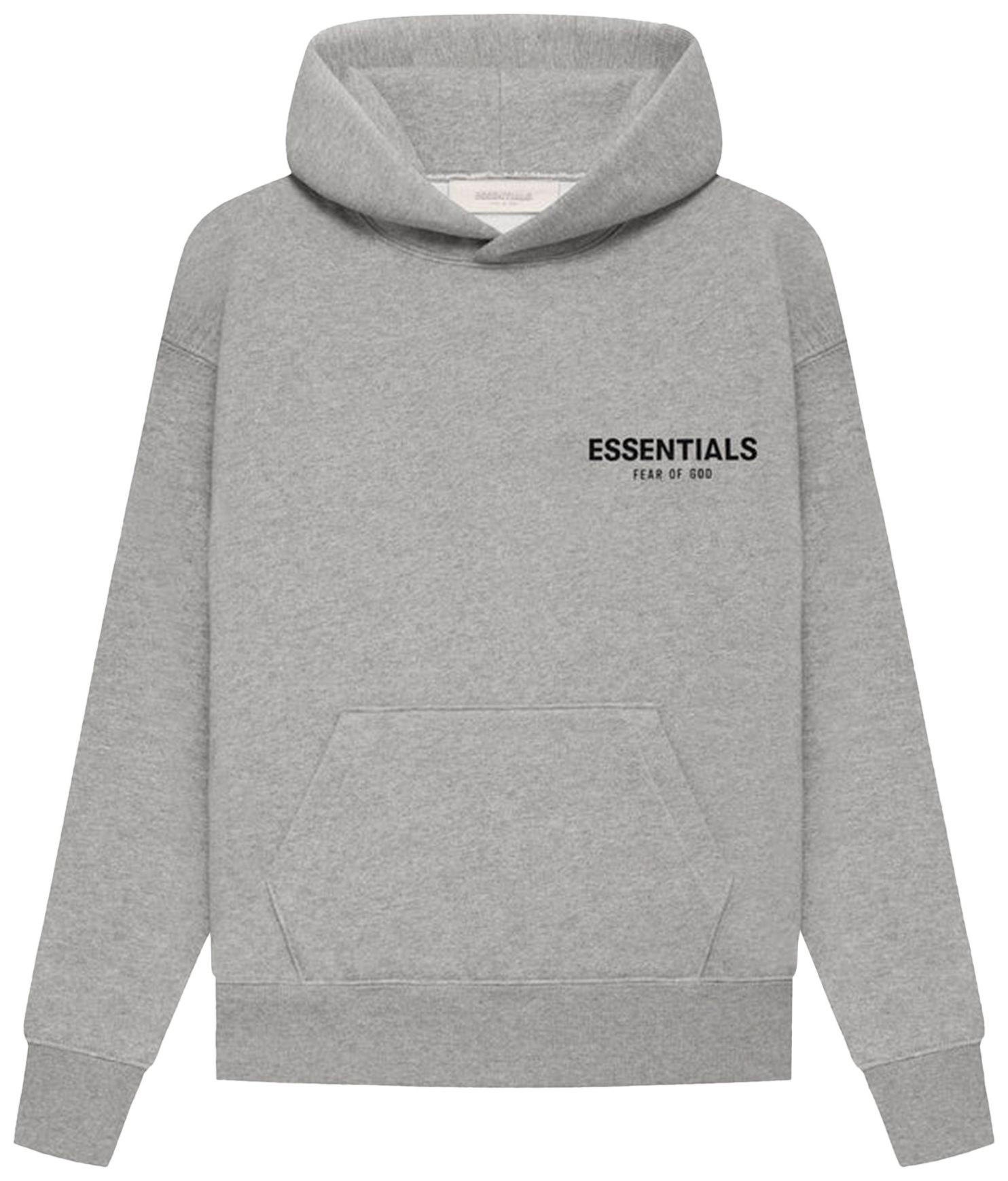 Buy Fear of God Essentials Kids Essentials Hoodie 'Dark Oatmeal ...