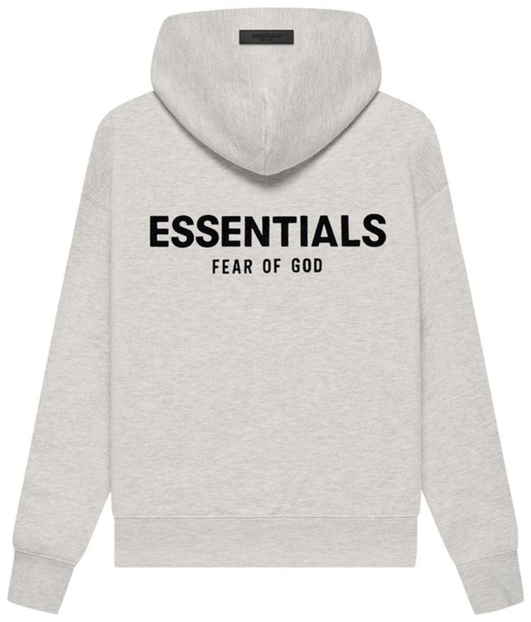 Buy Fear of God Essentials Kids Essentials Hoodie 'Light Oatmeal ...