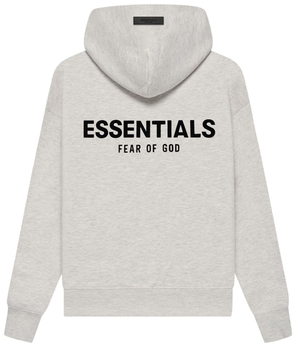 Buy Fear of God Essentials Kids Essentials Hoodie 'Light Oatmeal ...
