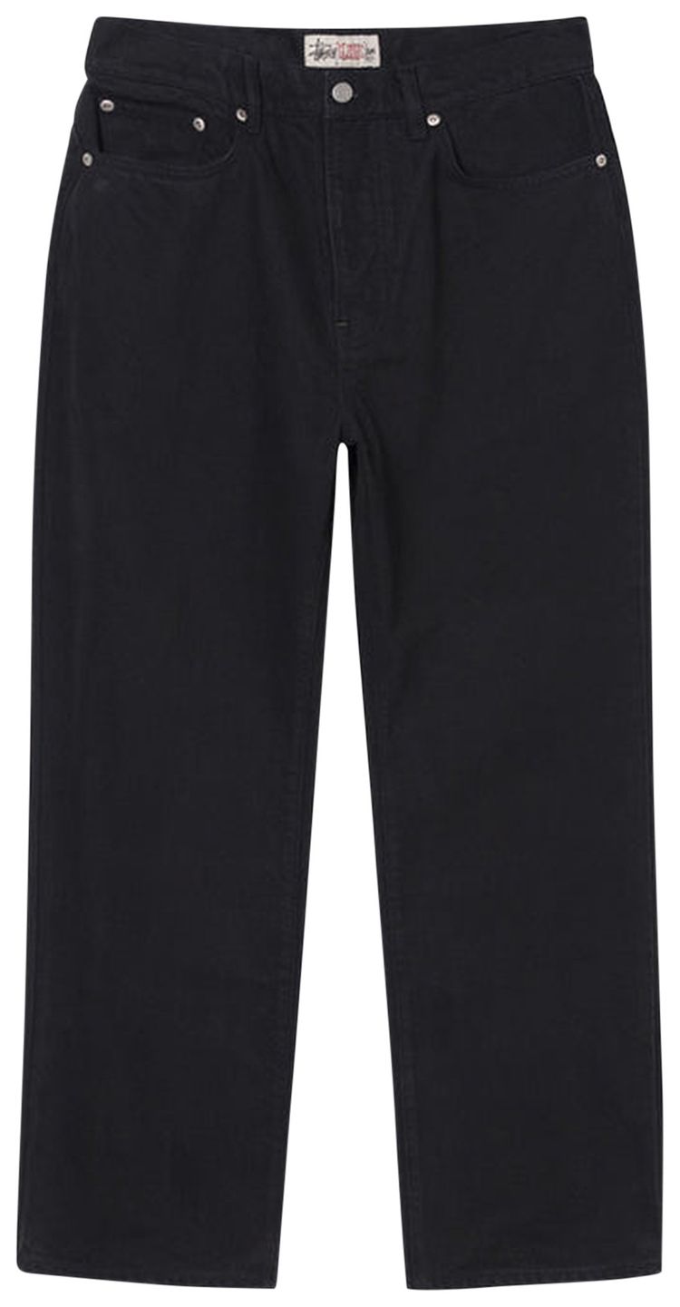 Buy Stussy Overdyed Classic Jean Black 116596 Blac Goat Uk
