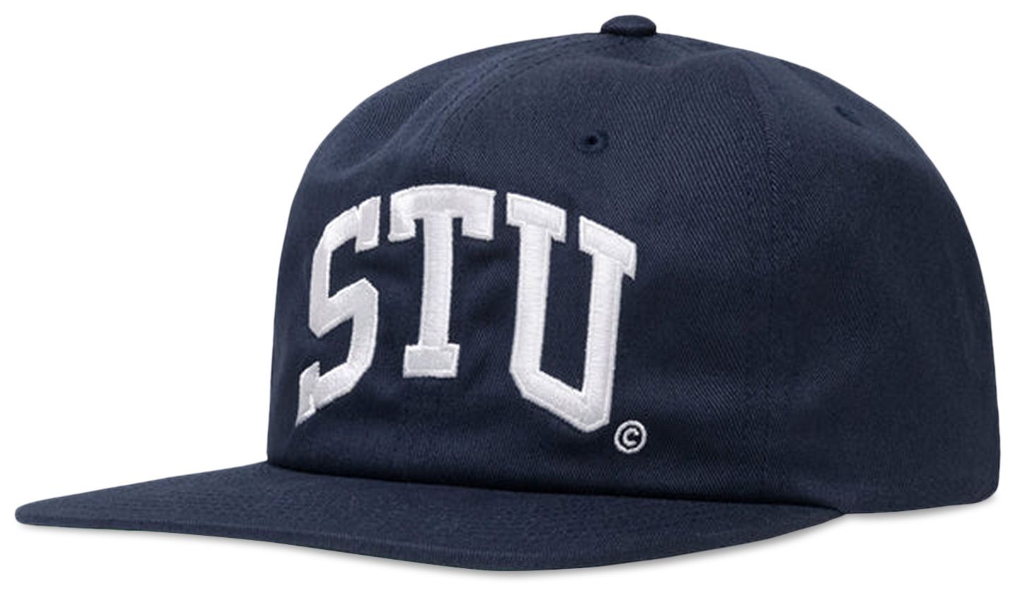 Buy Stussy Stu Arch Strapback Cap 'Navy' - 1311066 NAVY | GOAT