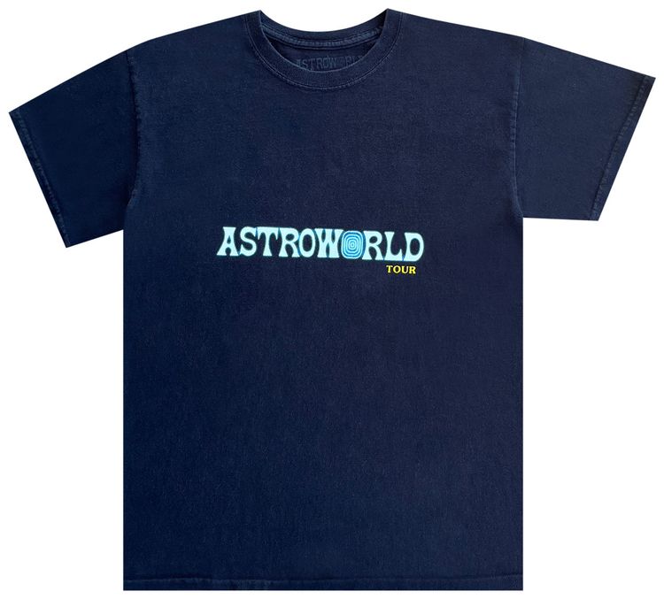 Buy Cactus Jack by Travis Scott Astroworld Tour Tee 'Black' - 1945 ...