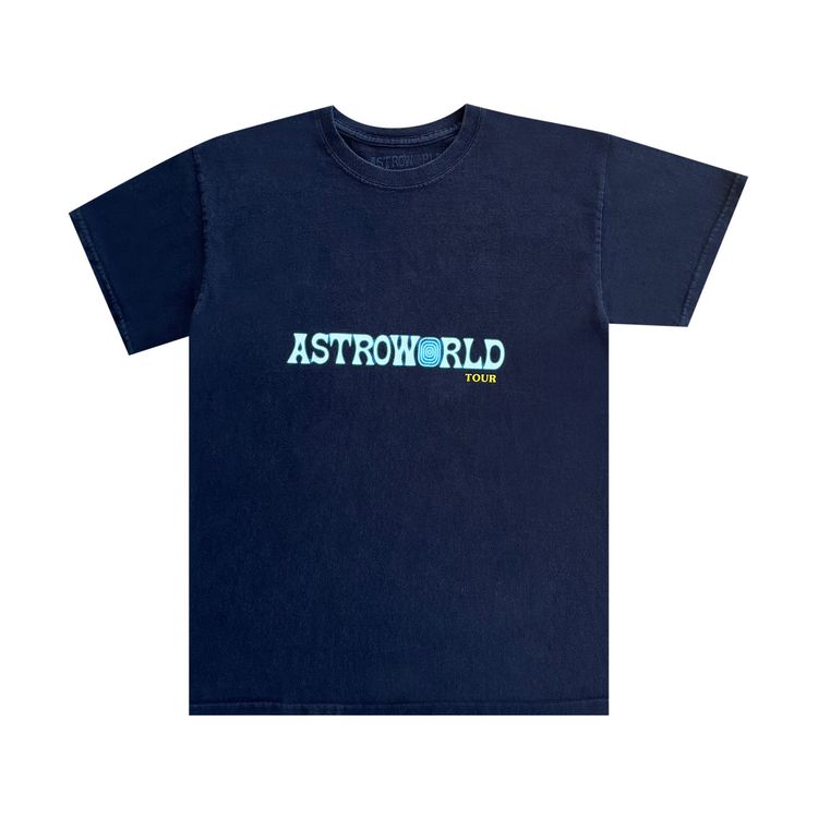 Buy Cactus Jack by Travis Scott Astroworld Tour Tee 'Black' - 1945 ...