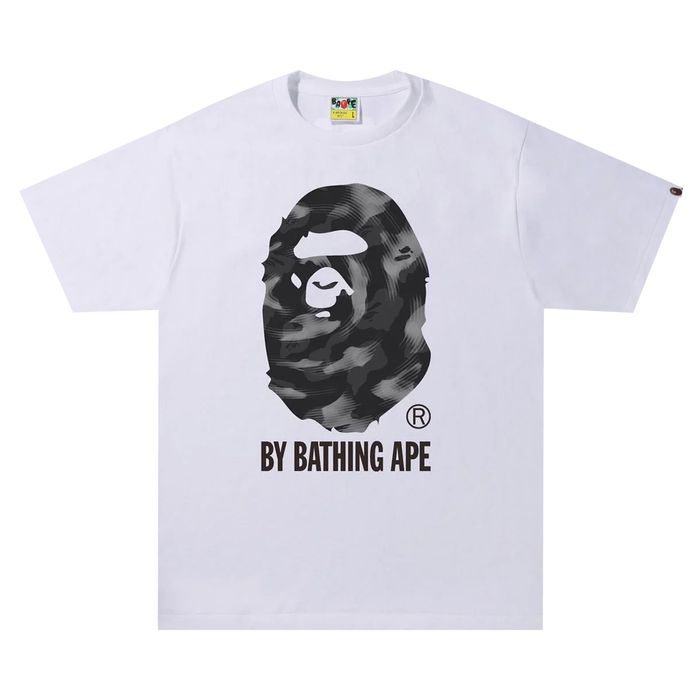 Buy BAPE Stroke Camo By Bathing Ape T-Shirt 'White/Black' - 1I30 110 ...